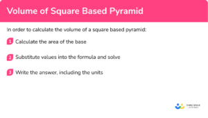 Volume Of Square Based Pyramid - GCSE Maths Complete Guide