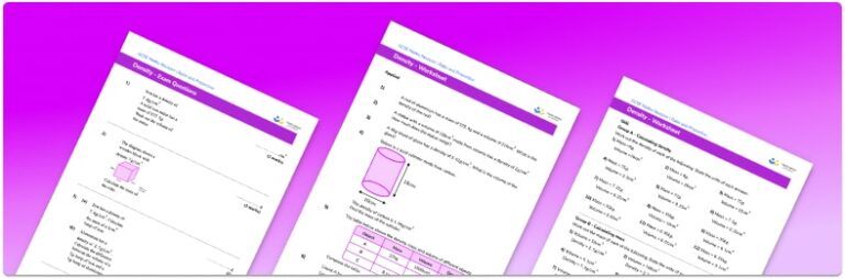 Formula For Density - GCSE Maths - Steps & Examples