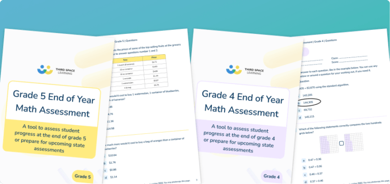 Free Math Resources - Elementary School - Third Space Learning