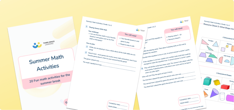 Free Math Resources - Elementary School - Third Space Learning