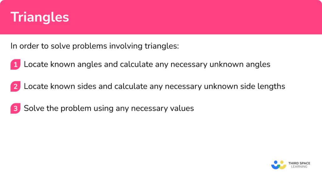 Triangles - GCSE Maths - Steps, Examples & Worksheet