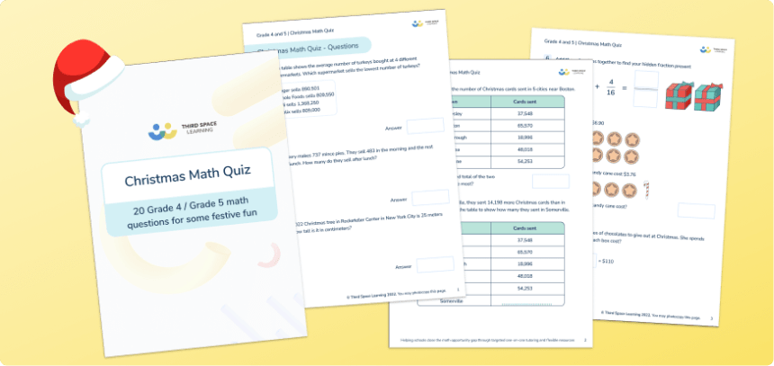 Free Math Resources - Elementary School - Third Space Learning