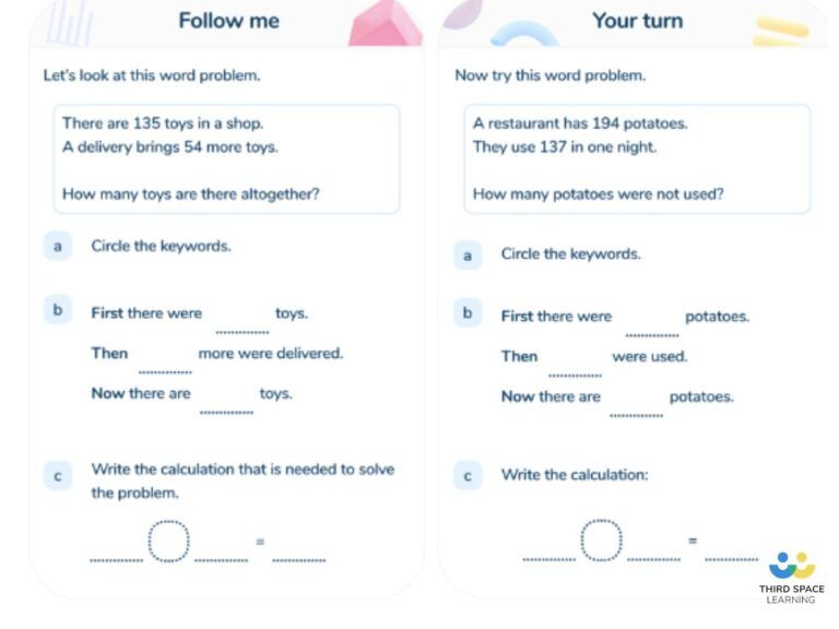 Word Problems For Year 3 To Improve Problem Solving Skills