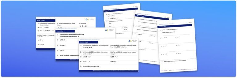 [FREE] GCSE Foundation Fluent in Five Arithmetic Pack (Autumn Term ...