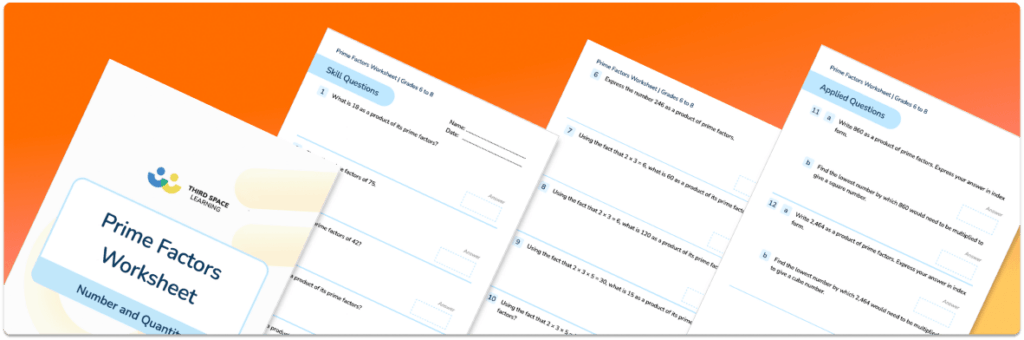 Prime Factors - Steps, Examples & Questions