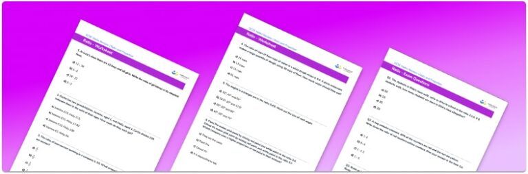 [FREE] 15 Ratio Questions And Practice Problems Worksheet (KS3 & GCSE)