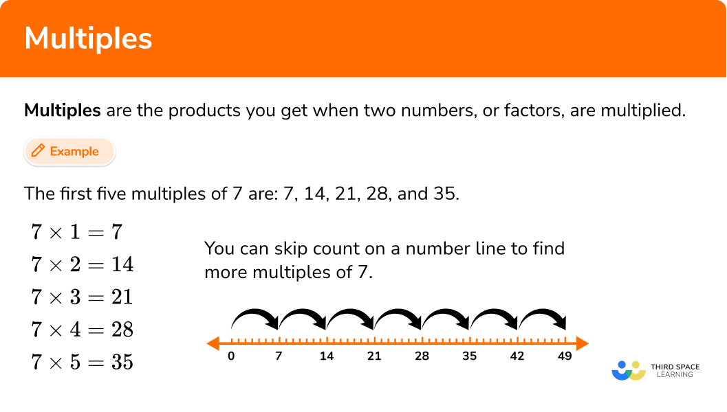 Multiples Steps Examples Questions