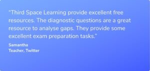 [FREE] Diagnostic Questions - GCSE Maths - Third Space Learning