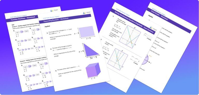 Algebra Worksheets - GCSE Maths [FREE] - Third Space Learning