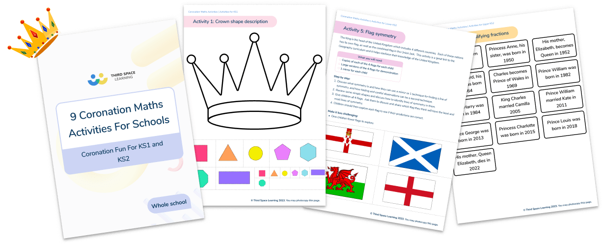  FREE 9 Coronation Maths Activities For Schools