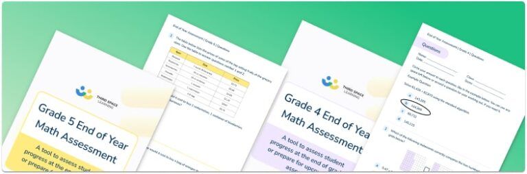 [FREE] 4th Grade and 5th Grade End of Year Math Assessments