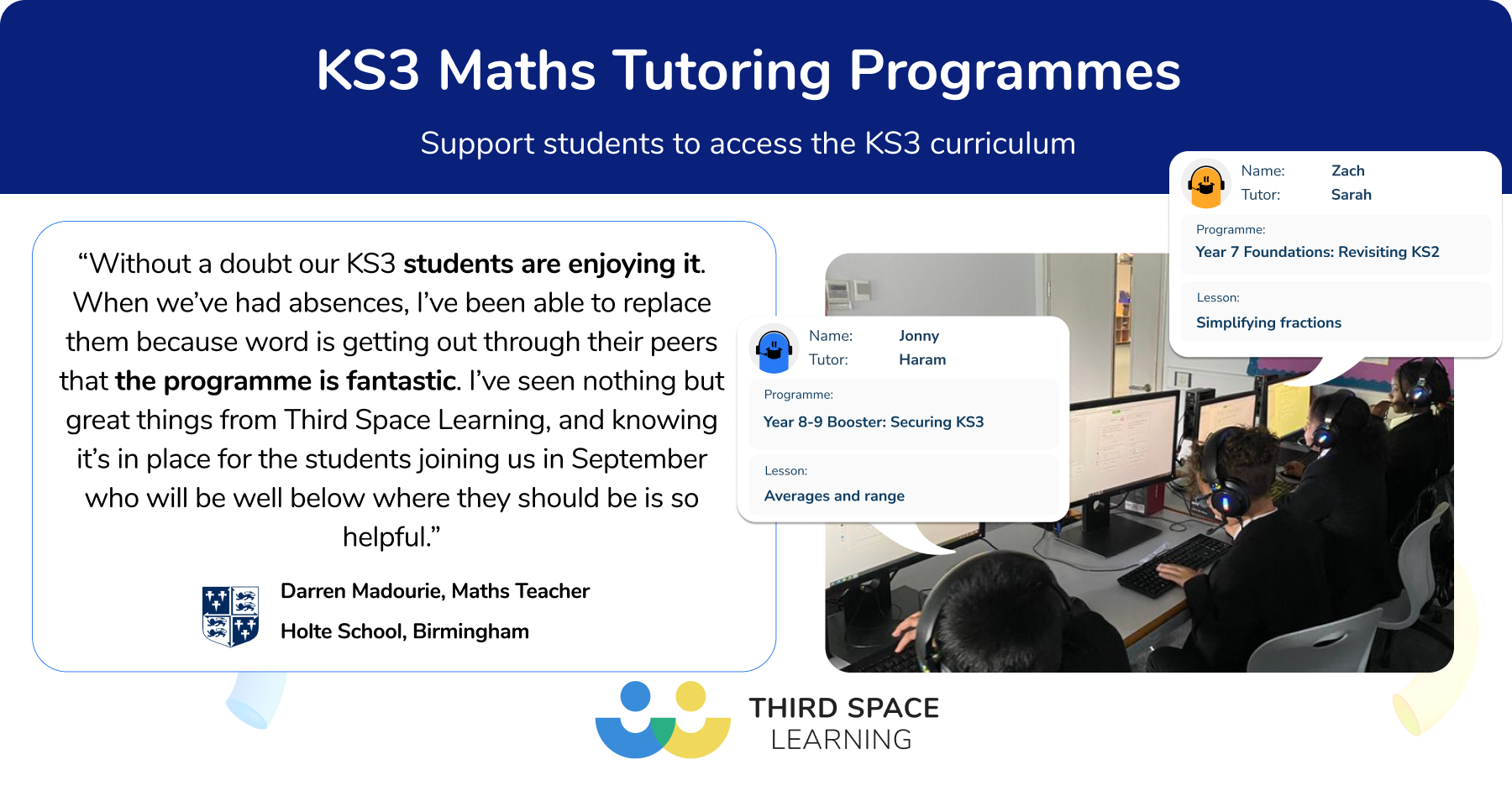 KS3 Maths Tutoring & Online Tutors For Year 7, 8, 9 - Third Space Learning