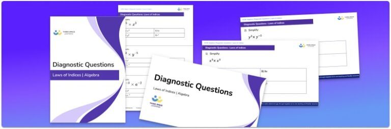 [FREE] GCSE Laws of Indices Diagnostic Questions - Third Space Learning