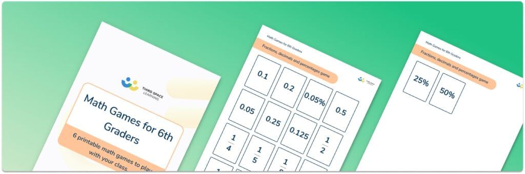 [FREE] Math Games for 6th Graders - Third Space Learning