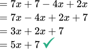 Simplifying Expressions - Math Steps, Examples & Questions