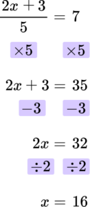 Solve Equations with Fractions - Steps, Examples & Questions