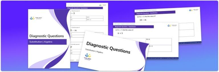 [FREE] GCSE Substitution Diagnostic Questions - Third Space Learning
