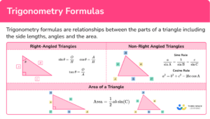 Trigonometry Formula - GCSE Maths - Steps & Examples