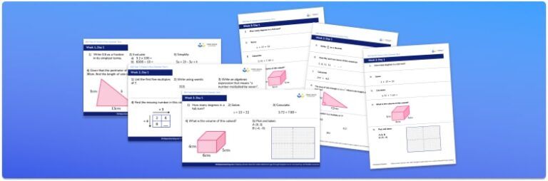 [FREE] Year 8 Fluent in Five Arithmetic Pack (Summer Term - Weeks 1 to 12)