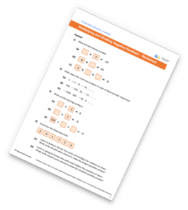 Number Worksheets - GCSE Maths [FREE] - Third Space Learning