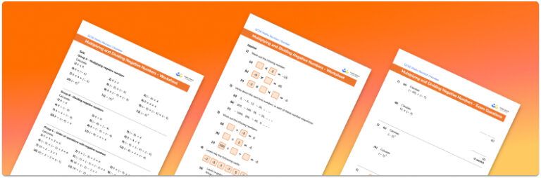 Multiplying and Dividing Negative Numbers- GCSE Maths - Revision Guide