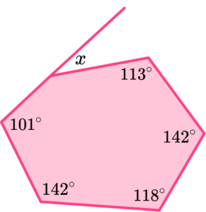 Angles In A Hexagon - GCSE Maths - Steps, Examples, Worksheet
