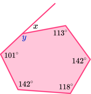 Angles In A Hexagon - GCSE Maths - Steps, Examples, Worksheet
