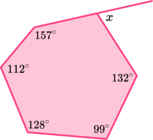 Angles In A Hexagon - GCSE Maths - Steps, Examples, Worksheet