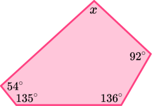 Angles In A Pentagon - GCSE Maths - Steps & Examples