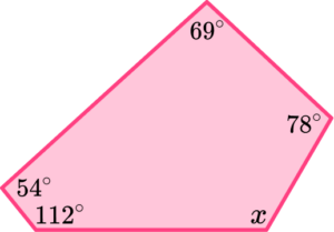 Angles In A Pentagon - GCSE Maths - Steps & Examples
