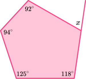 Angles In A Pentagon - GCSE Maths - Steps & Examples