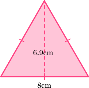 Area of Equilateral Triangle - Math Steps, Examples & Questions