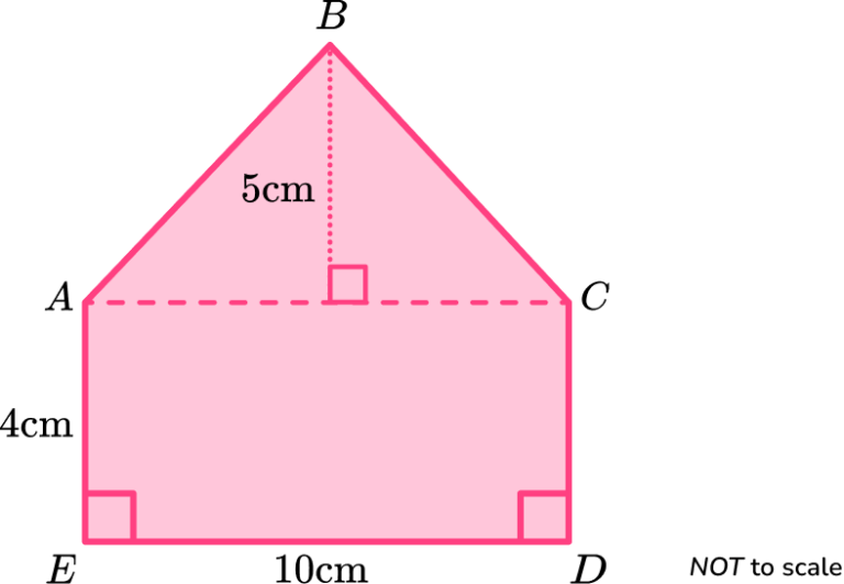 Area Of A Pentagon - GCSE Maths - Steps, Examples & Worksheet