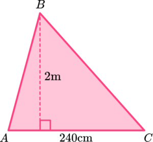 Area of a Triangle - Math Steps, Examples & Questions