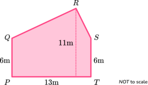 Area Of A Pentagon - GCSE Maths - Steps, Examples & Worksheet
