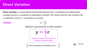 Direct Variation Math Steps, Examples & Questions