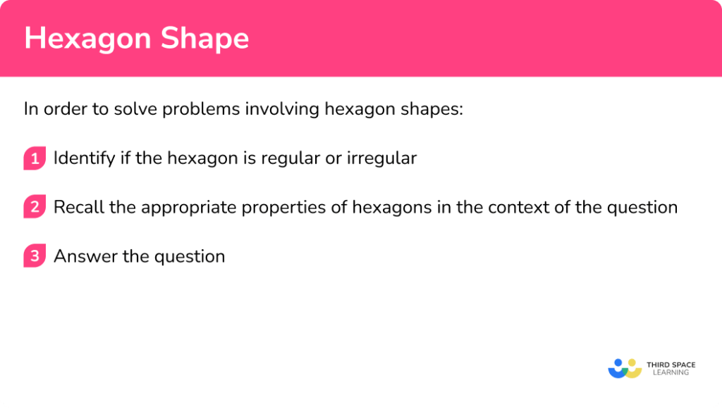 Hexagon Shape - GCSE Maths - Steps, Examples & Worksheet