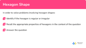 Hexagon Shape - GCSE Maths - Steps, Examples & Worksheet