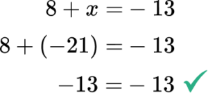 Math equations - Math Steps, Examples & Questions