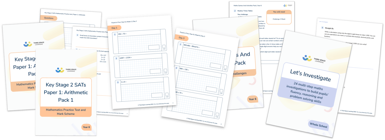 [FREE] Year 6 Maths Survival Bundle