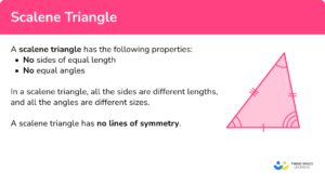 Scalene Triangle - GCSE Maths - Steps, Examples & Worksheet