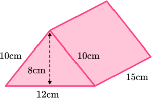 Surface Area of a Triangular Prism - Steps, Examples & Questions