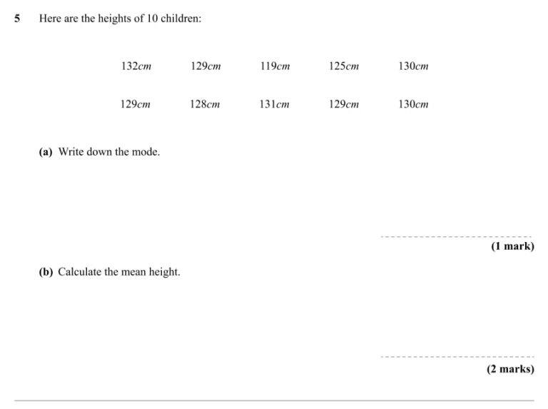 Year 8 Maths Test With Answers And A Mark Scheme [FREE]