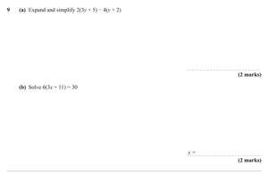 Year 8 Maths Test With Answers And A Mark Scheme [FREE]
