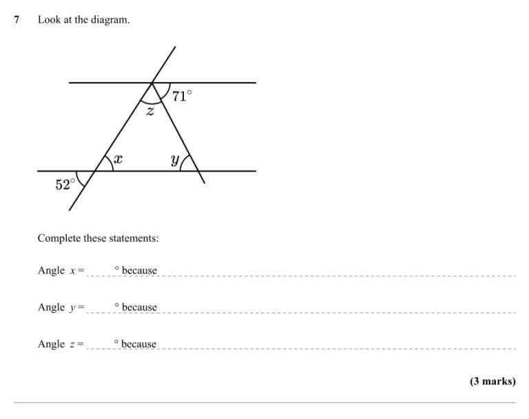 Free Year 9 Maths Test With Answers And Mark Scheme
