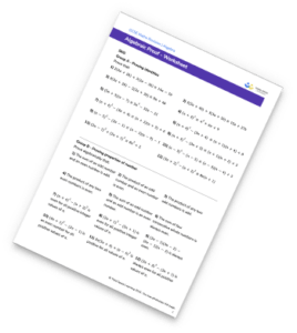 Algebraic Proof Worksheet - GCSE Maths [FREE] - Third Space Learning