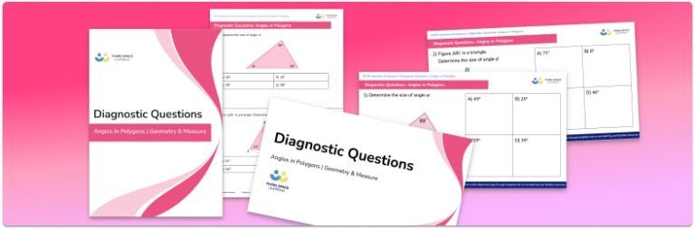 [FREE] GCSE Angles in Polygons Diagnostic Questions - Third Space Learning