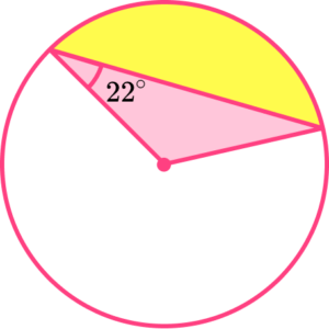 Area Of A Segment - GCSE Maths - Steps, Examples & Worksheet