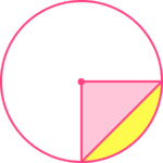 Area Of A Segment - GCSE Maths - Steps, Examples & Worksheet