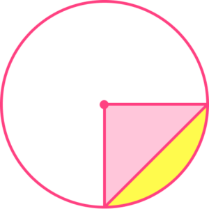 Area Of A Segment - GCSE Maths - Steps, Examples & Worksheet